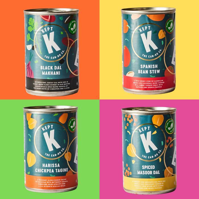 Mixed Case - 2 of each recipe (8 Cans) – KEPT Foods